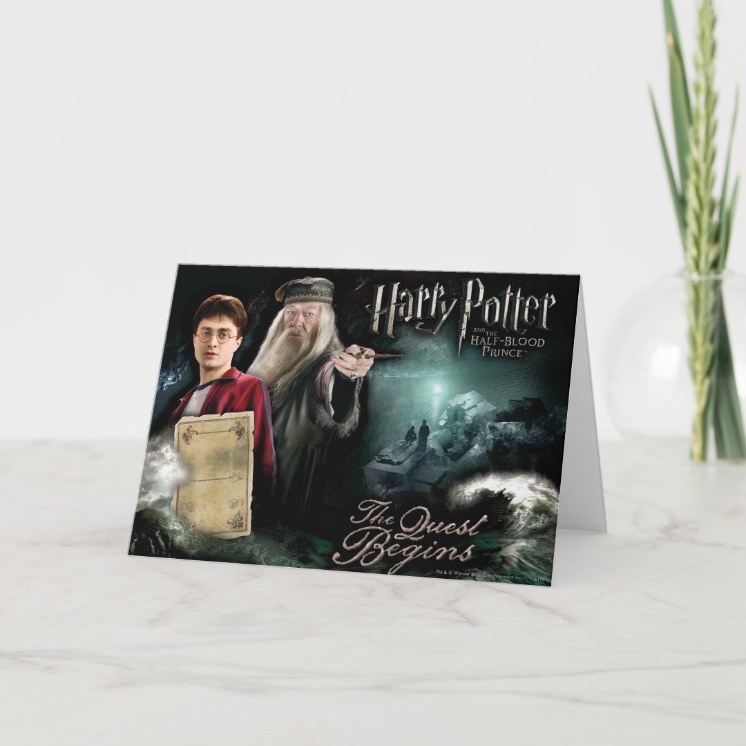 Harry Potter and Dumbledore Card | Zazzle