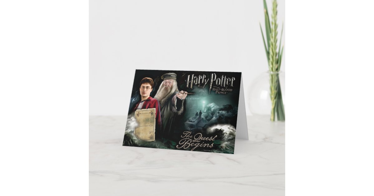 Harry Potter and Dumbledore Card | Zazzle