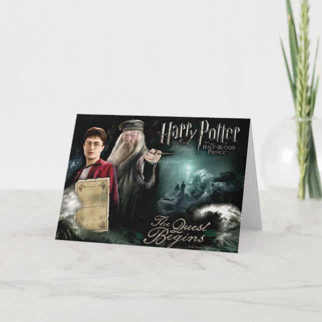 Harry Potter and Dumbledore Card | Zazzle