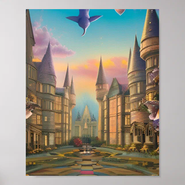 Harry potter And The Beauty Of The Hogwarts Poster | Zazzle