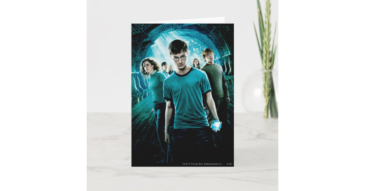 HARRY POTTER AND THE ORDER OF THE PHOENIX™ Blue Card | Zazzle