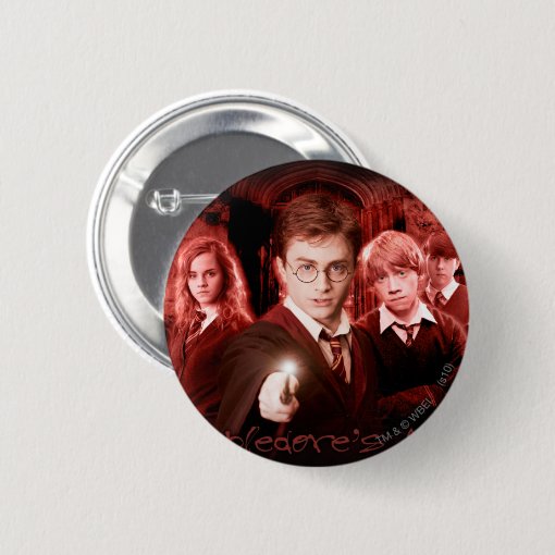 HARRY POTTER AND THE ORDER OF THE PHOENIX™ Red Pinback Button | Zazzle