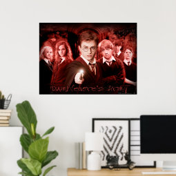 HARRY POTTER AND THE ORDER OF THE PHOENIX™ Red Poster | Zazzle