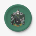 HARRY POTTER™ | Anime Draco Malfoy House Crest Paper Plates | Zazzle