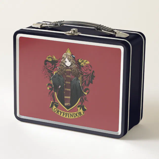 HARRY POTTER™ | Anime Hermione House Crest Metal Lunch Box | Zazzle