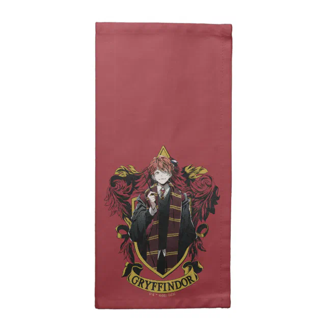 HARRY POTTER™ | Anime Ron Weasley House Crest Cloth Napkin | Zazzle