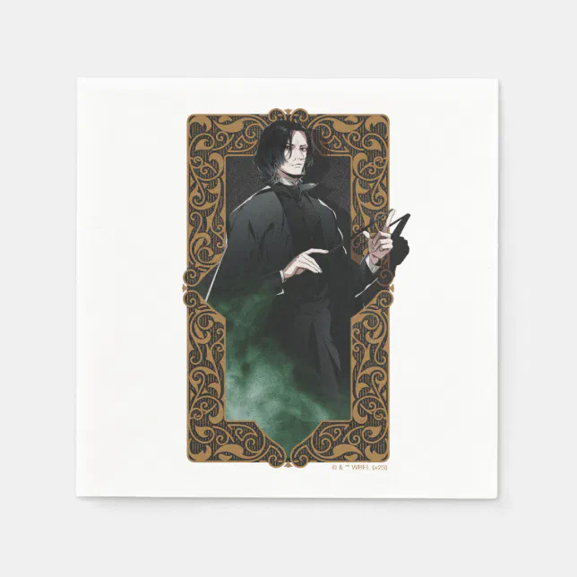 HARRY POTTER™ | Anime Snape Frame Graphic Napkins | Zazzle