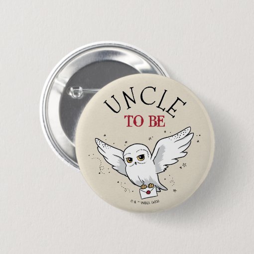 Harry Potter Baby Shower | Uncle To Be Button | Zazzle