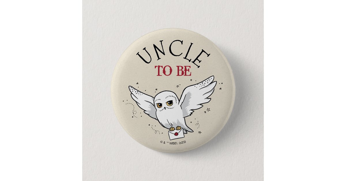 Harry Potter Baby Shower | Uncle To Be Button | Zazzle