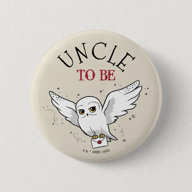 Harry Potter Baby Shower | Uncle To Be Button | Zazzle