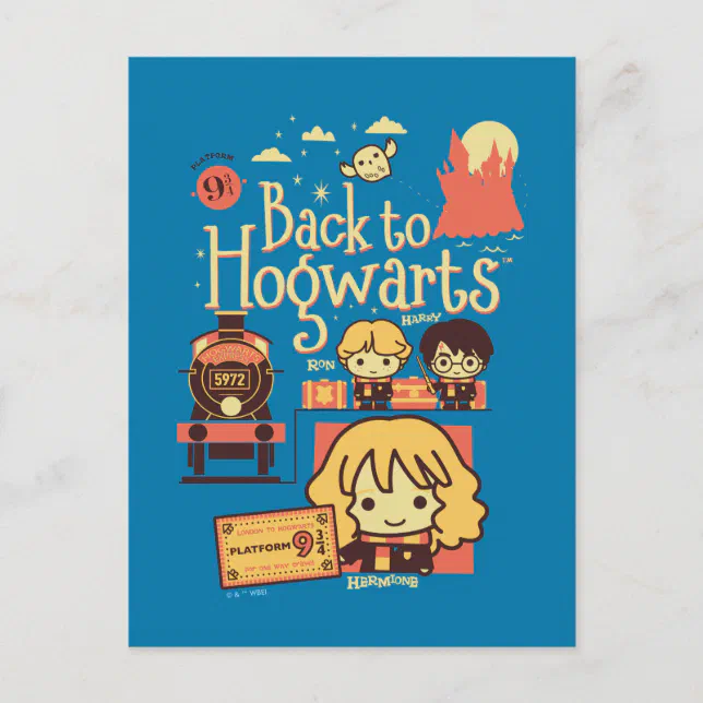 HARRY POTTER™ | BACK TO HOGWARTS™ POSTCARD | Zazzle
