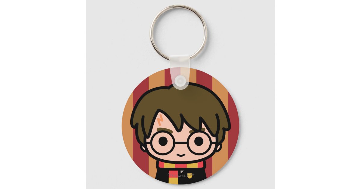 Harry Potter Cartoon Character Art Keychain | Zazzle