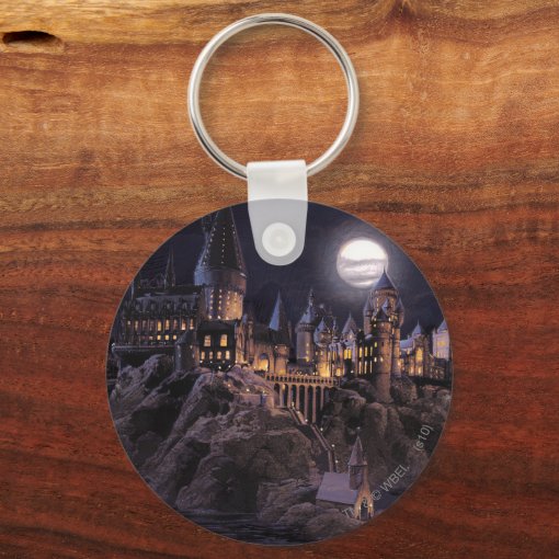 Harry Potter Castle | Great Lake to Hogwarts Keychain | Zazzle