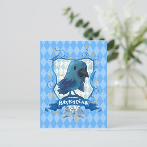 Harry Potter | Charming RAVENCLAW™ Crest Postcard | Zazzle