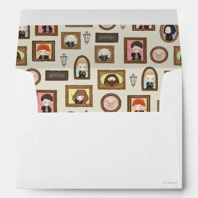 HARRY POTTER™ Chibi Picture Frame Pattern Envelope | Zazzle