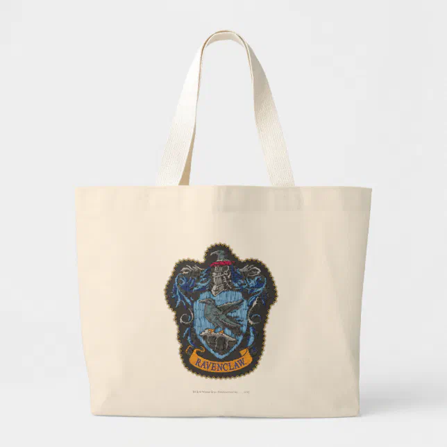 Harry Potter | Classic Ravenclaw Crest Large Tote Bag | Zazzle
