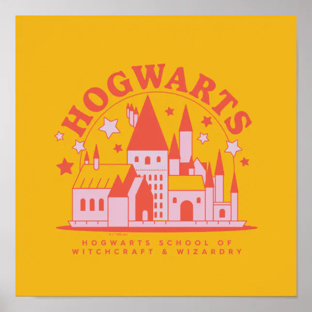 HARRY POTTER™ | Cute HOGWARTS™ School Poster | Zazzle