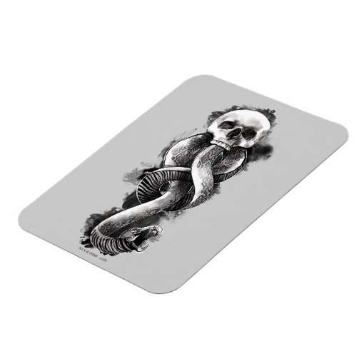 Harry Potter | Dark Mark Watercolor Magnet | Zazzle