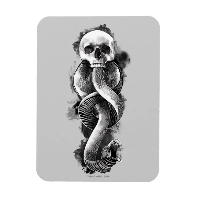 Harry Potter | Dark Mark Watercolor Magnet | Zazzle