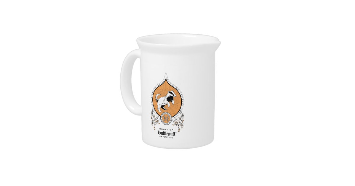 HARRY POTTER™ | Delicate Sketch HUFFLEPUFF™ Crest Beverage Pitcher | Zazzle HARRY POTTER™ | Delicate Sketch HUFFLEPUFF™ Crest Beverage Pitcher | Zazzle