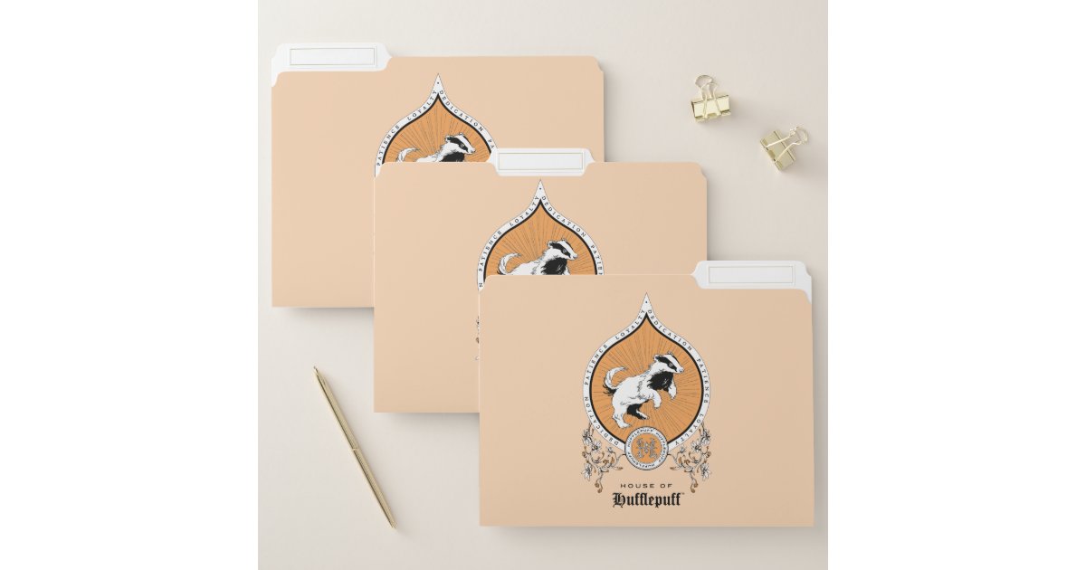 HARRY POTTER™ | Delicate Sketch HUFFLEPUFF™ Crest File Folder | Zazzle HARRY POTTER™ | Delicate Sketch HUFFLEPUFF™ Crest File Folder | Zazzle
