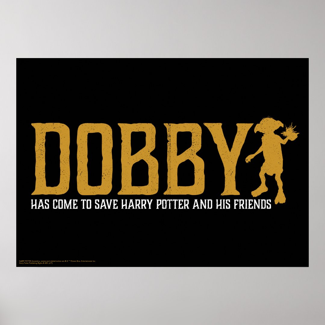 Harry Potter | Dobby Save Harry Potter Poster | Zazzle