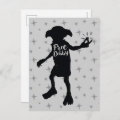 Harry Potter | "Free Dobby" Silhouette Typography Postcard | Zazzle