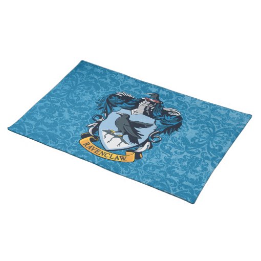 Harry Potter | Gothic Ravenclaw Crest Cloth Placemat | Zazzle