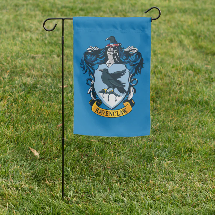 Harry Potter | Gothic Ravenclaw Crest Garden Flag | Zazzle