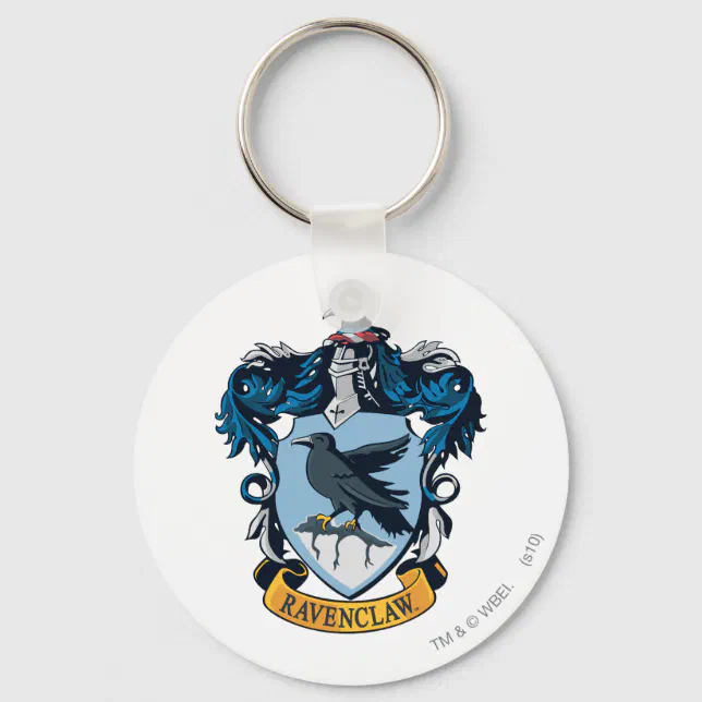 Harry Potter | Gothic Ravenclaw Crest Keychain | Zazzle