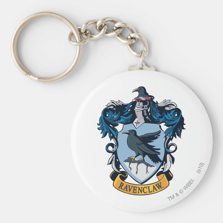 Harry Potter | Gothic Ravenclaw Crest Keychain | Zazzle