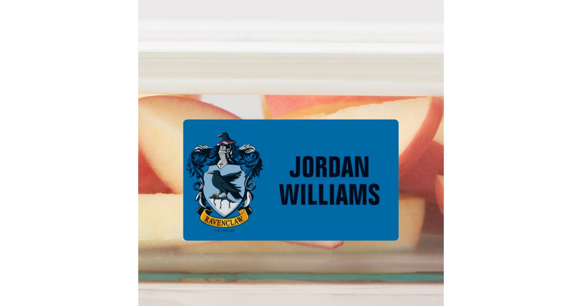 Harry Potter | Gothic Ravenclaw Crest Labels | Zazzle