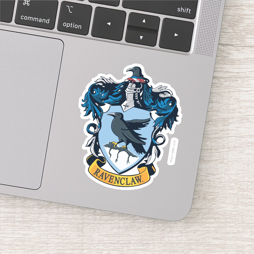 Harry Potter | Gothic Ravenclaw Crest Sticker | Zazzle
