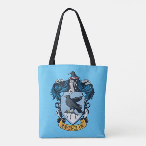 Harry Potter | Gothic Ravenclaw Crest Tote Bag | Zazzle