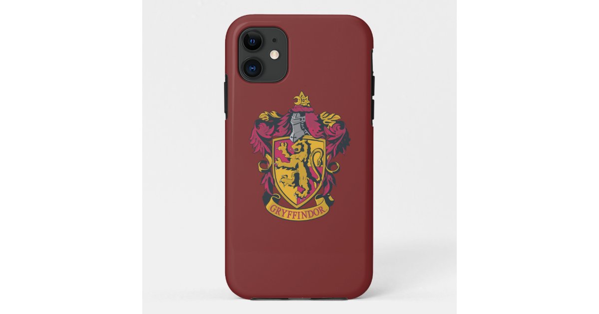 Harry Potter | Gryffindor Crest Gold and Red Case-Mate iPhone Case | Zazzle