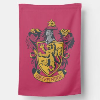 Harry Potter | Gryffindor Crest Gold and Red House Flag | Zazzle