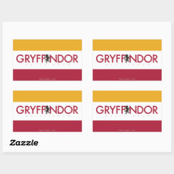 Harry Potter | Gryffindor House Pride Crest Rectangular Sticker | Zazzle