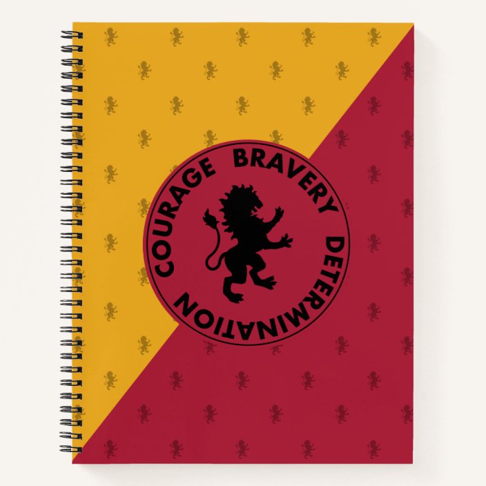 Harry Potter | GRYFFINDOR™ House Traits Graphic Notebook | Zazzle.com