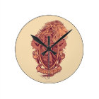 Harry Potter | Gryffindor QUIDDITCH™ Crest Square Wall Clock | Zazzle.com