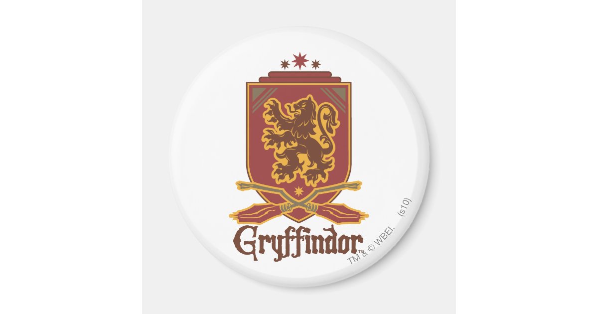 Harry Potter | Gryffindor QUIDDITCH™ Badge Magnet | Zazzle