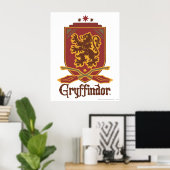 Harry Potter | Gryffindor QUIDDITCH™ Badge Poster | Zazzle