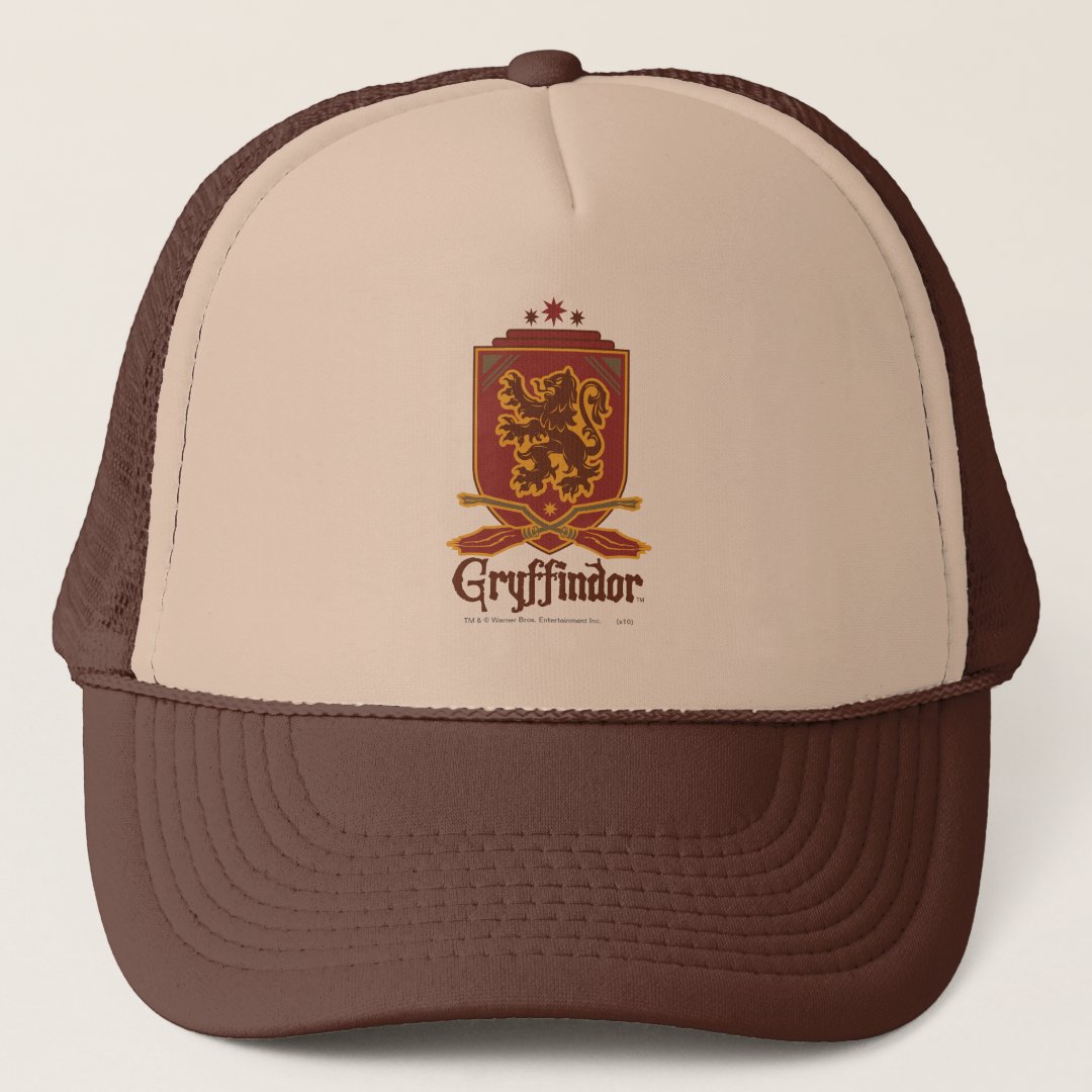 Harry Potter | Gryffindor QUIDDITCH™ Badge Trucker Hat | Zazzle