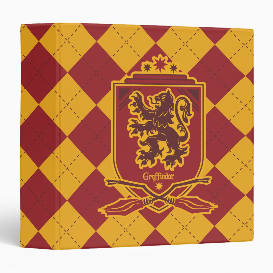 Harry Potter | Gryffindor QUIDDITCH™ Crest Binder | Zazzle