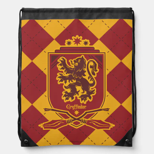 Harry Potter | Gryffindor QUIDDITCH™ Crest Drawstring Bag | Zazzle