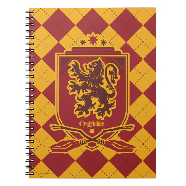 Harry Potter | Gryffindor QUIDDITCH™ Crest Notebook | Zazzle