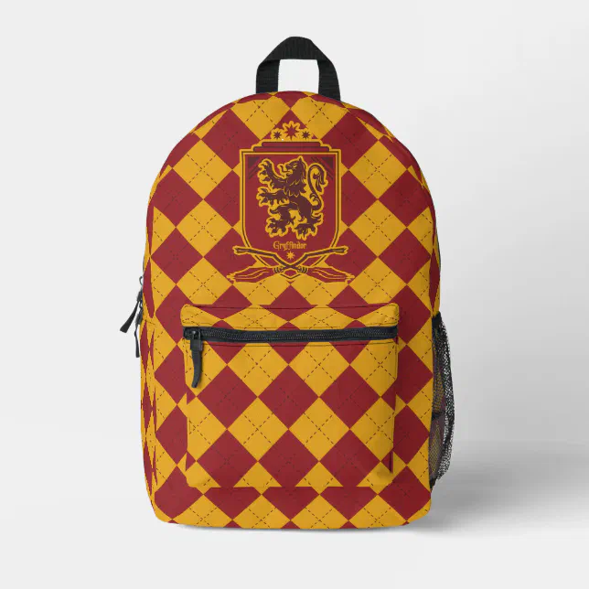Harry Potter | Gryffindor QUIDDITCH™ Crest Printed Backpack | Zazzle