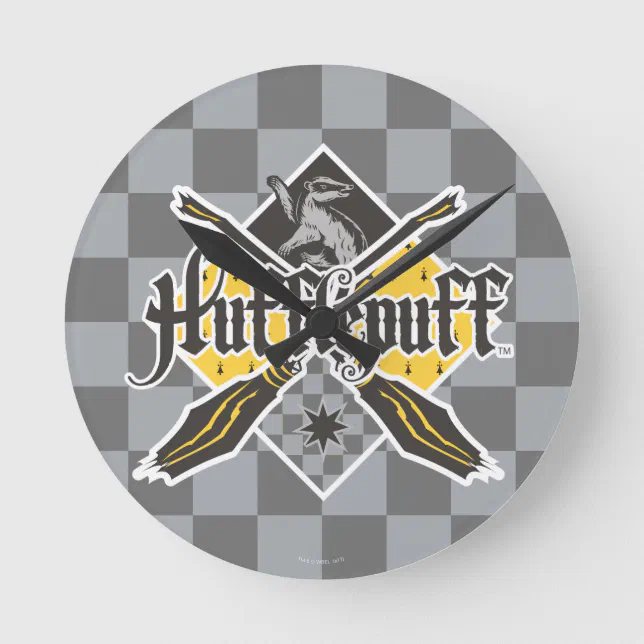 Harry Potter | Gryffindor QUIDDITCH™ Crest Round Clock | Zazzle