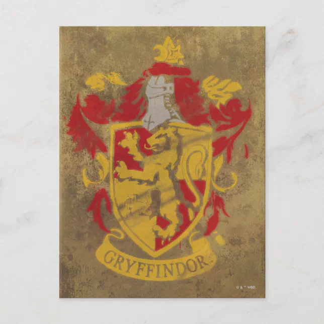 Harry Potter | Gryffindor - Retro House Crest Postcard | Zazzle