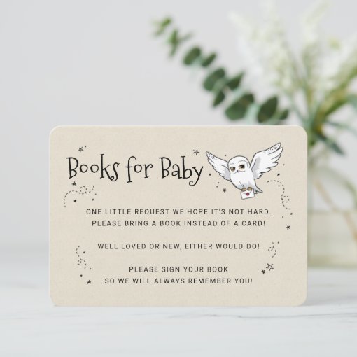 Harry Potter | Hedwig - Books for Baby Invitation | Zazzle