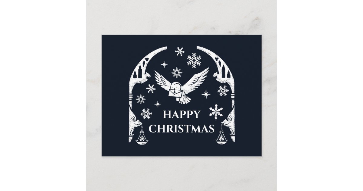 HARRY POTTER™ Hedwig Delivering Holiday Letter | Zazzle